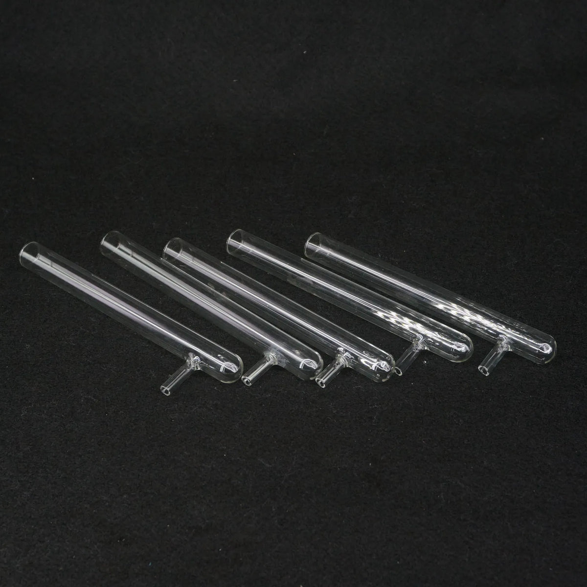 5pcs 20x200mm Glass Test Tubes with Vacuum Side Arm for Lab Experiment ...