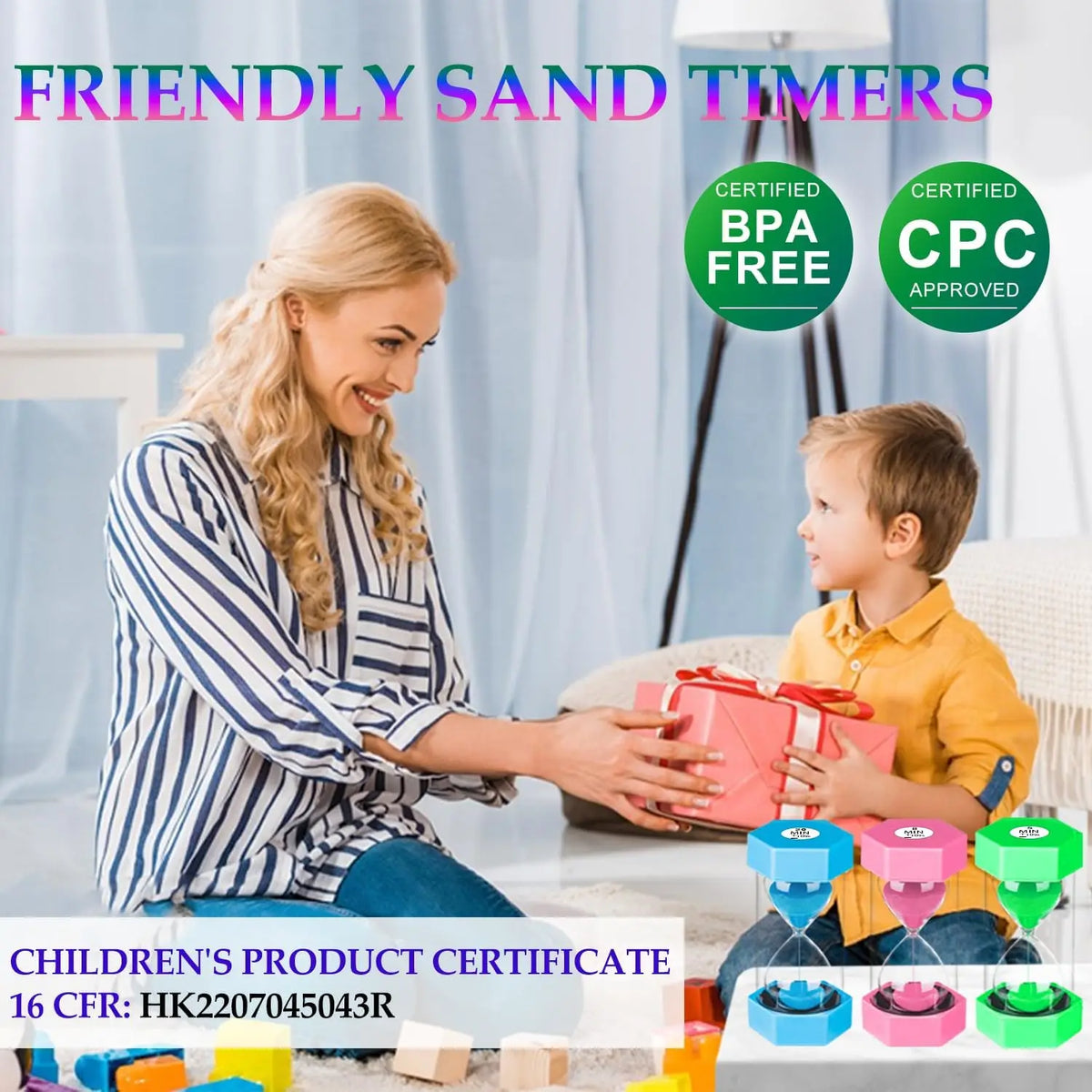 Kids Sand Timer Set: 5, 10, 30 Min - Perfect for Classroom Activities ...