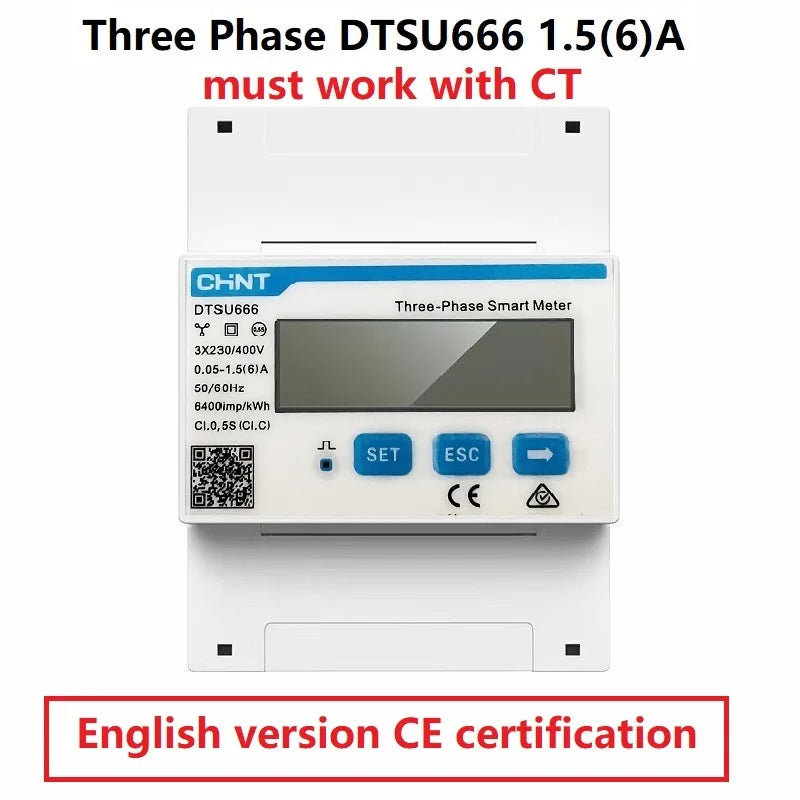 Multifunction Power Meter, Programmable V/A/W/kWh/Var, Modbus RS485, S ...