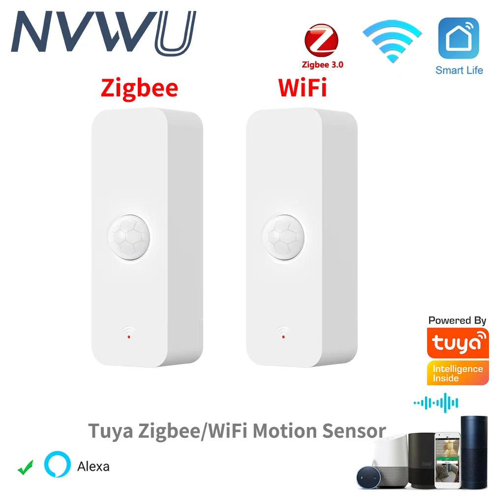 WiFi Zigbee PIR Motion Sensor Smart Home Infrared Detector Security Al ...